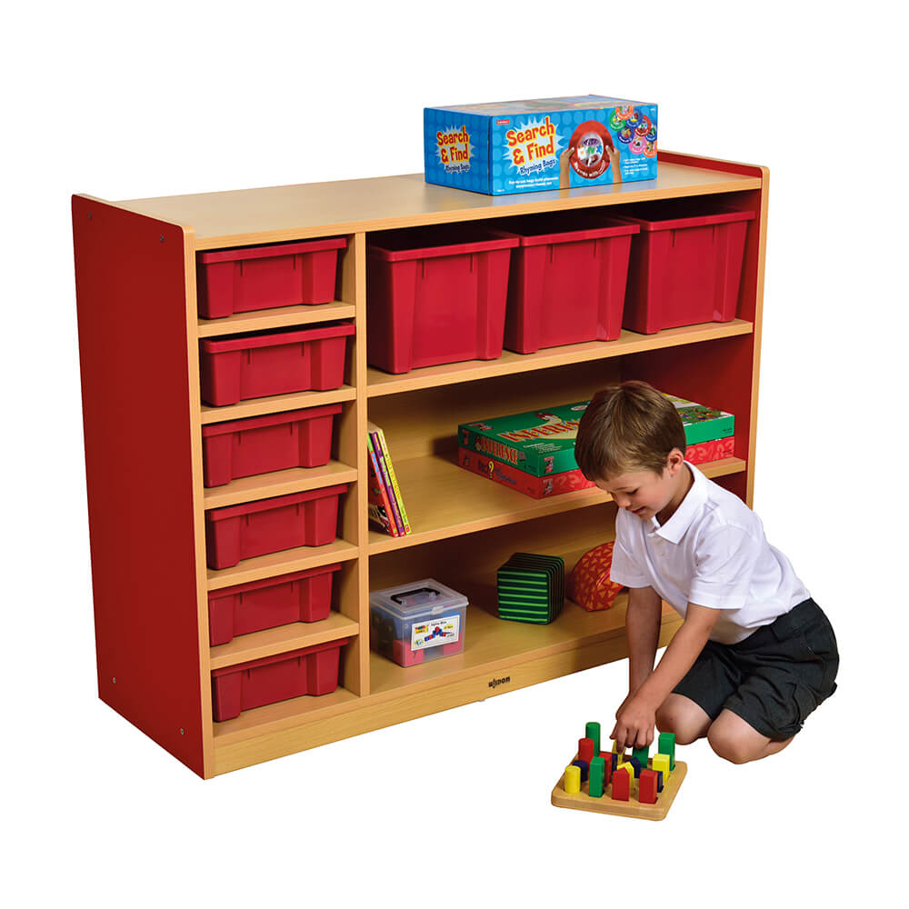 Milan 3 Level Multi Storage Unit with 9 Trays | Profile Education